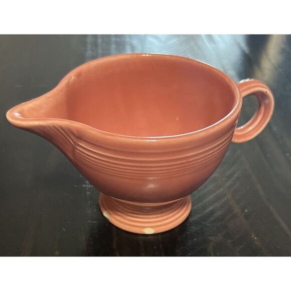 Fiesta | Dining | Vintage Fiestaware Rose Creamer Fiesta Ring Handled ...